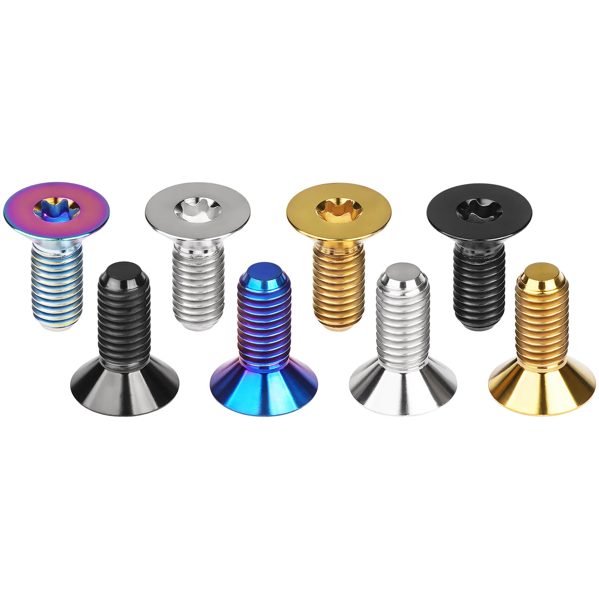 Wanyifa Titanium Bolt M6x15mm M8x20mm Flat Countersunk Torx T30 Head S – Wanyifabolt