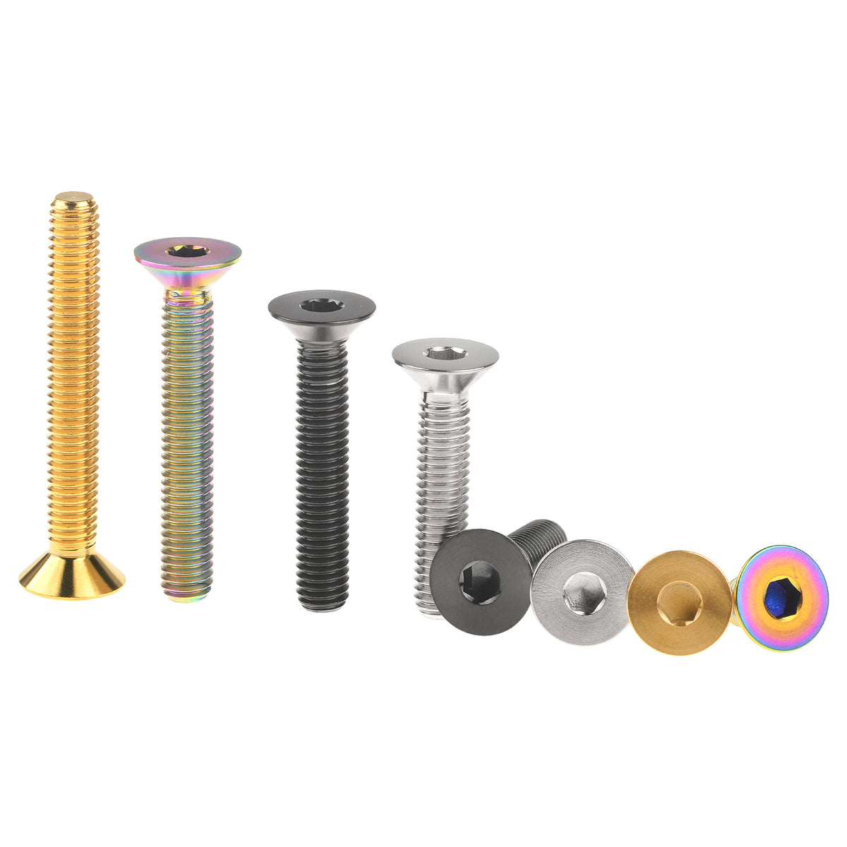 Wanyifa Titanium Bolt M6x10 15 20 25 30 35 40 45mm DIN7991 Flat Counte – Wanyifabolt