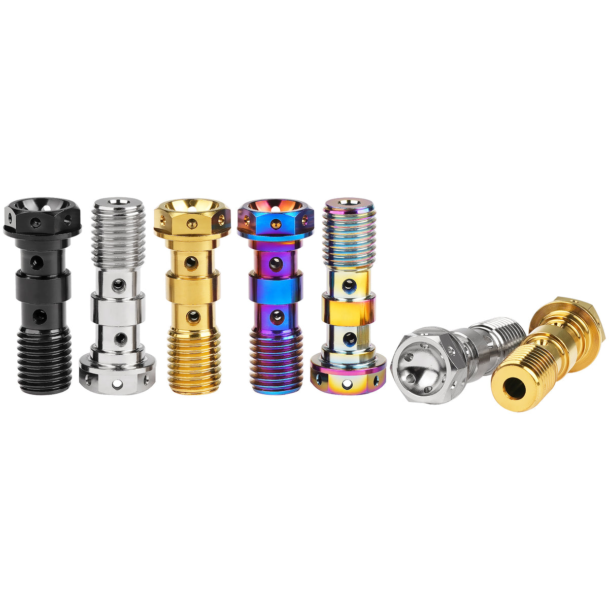 Wanyifa Titanium Bolt M10 Pitch1.0/1.25mm Flange Hex Head Oil Pipe Dou – Wanyifabolt