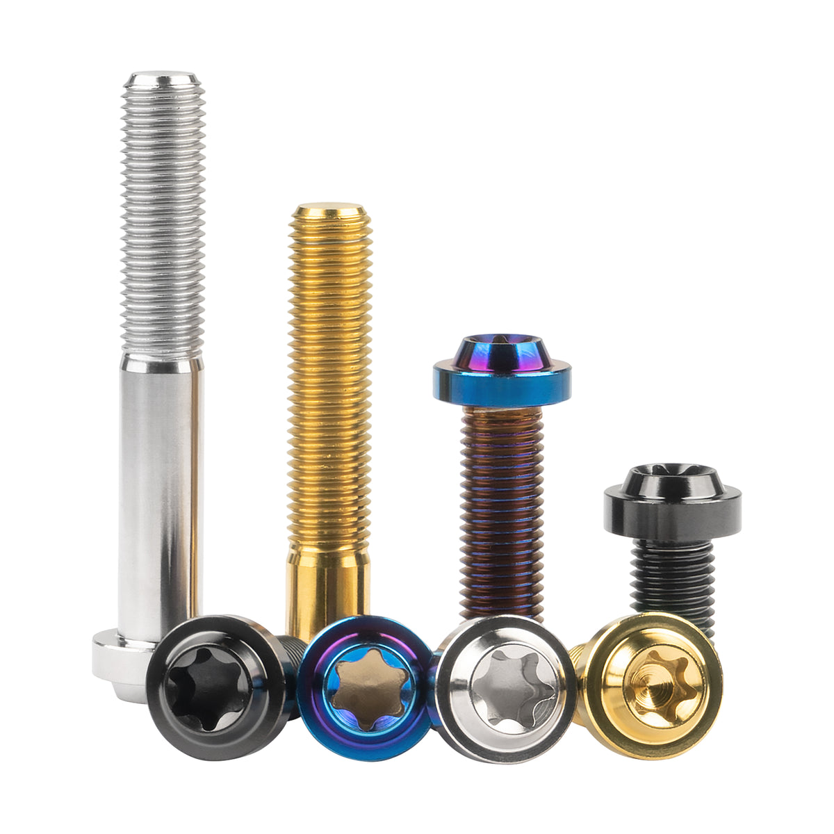 Wanyifa Titanium Bolt M10x20 25 30 35 40 45 50 60 65mm Disc-Shaped Tor ...