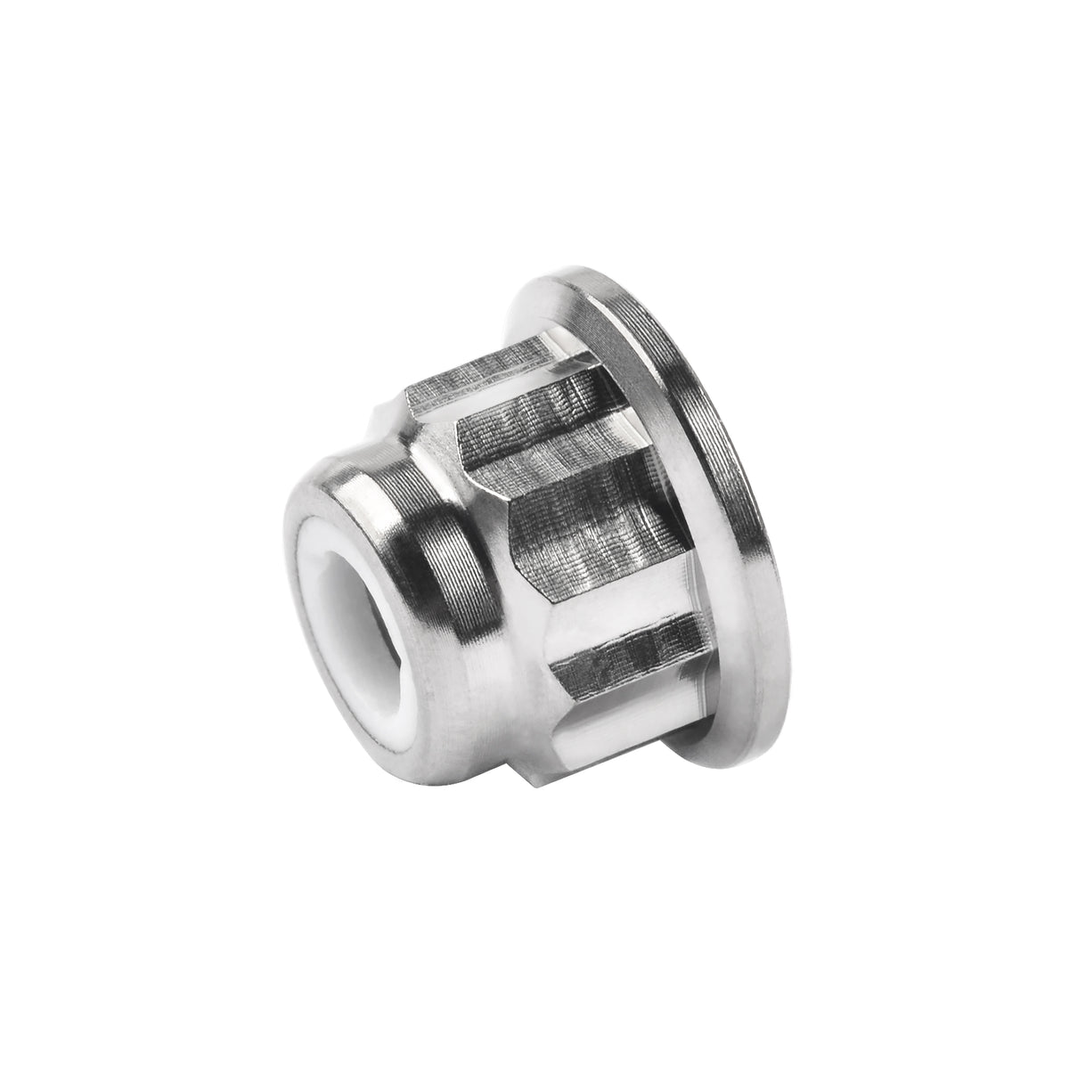Wanyifa Titanium Nut M6 High Type Flange 12-Point Nylon Lock Nut for B ...