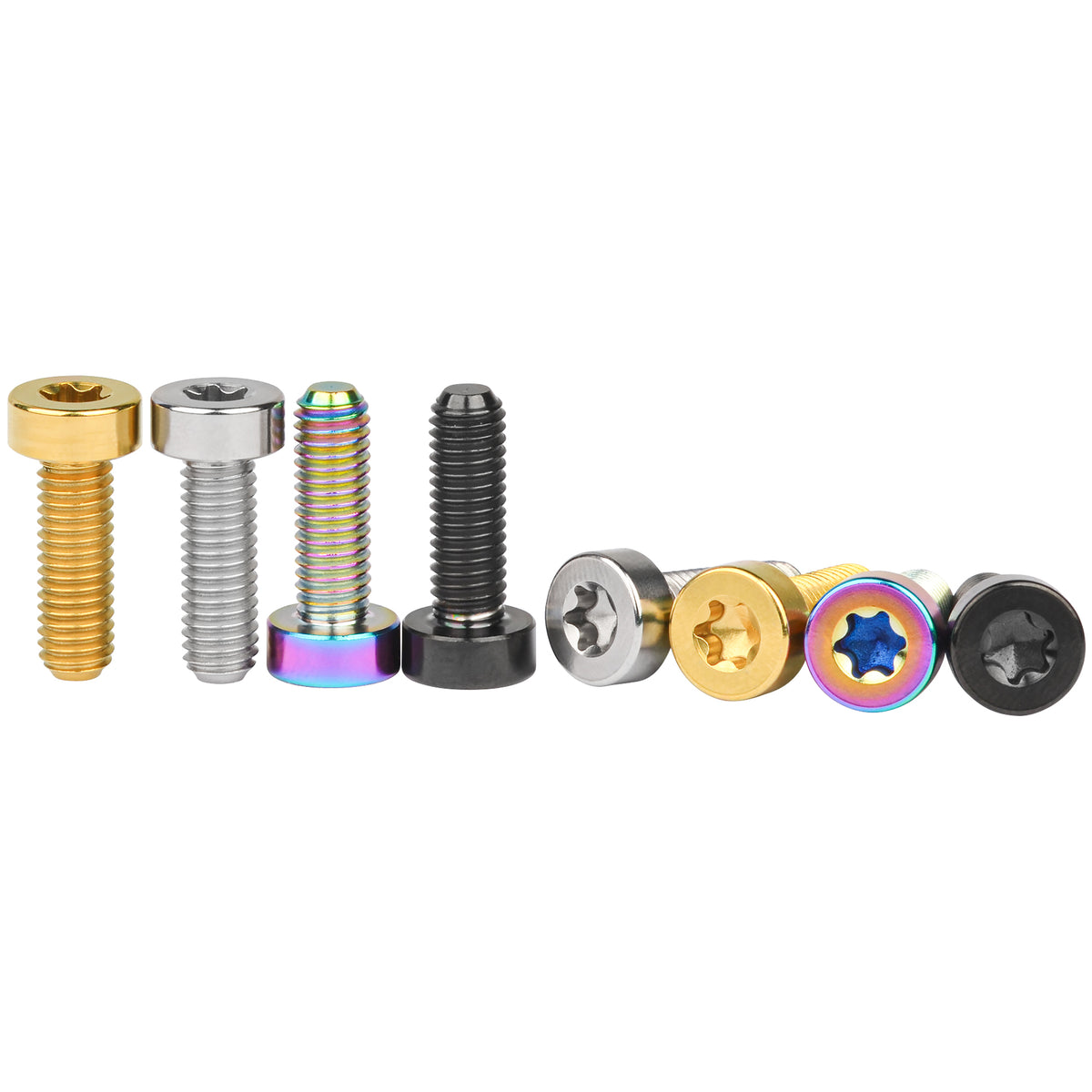 Wanyifa Titanium Bolt M5x15mm Thin Cap Torx T25 Screw for Bicycle Hand ...