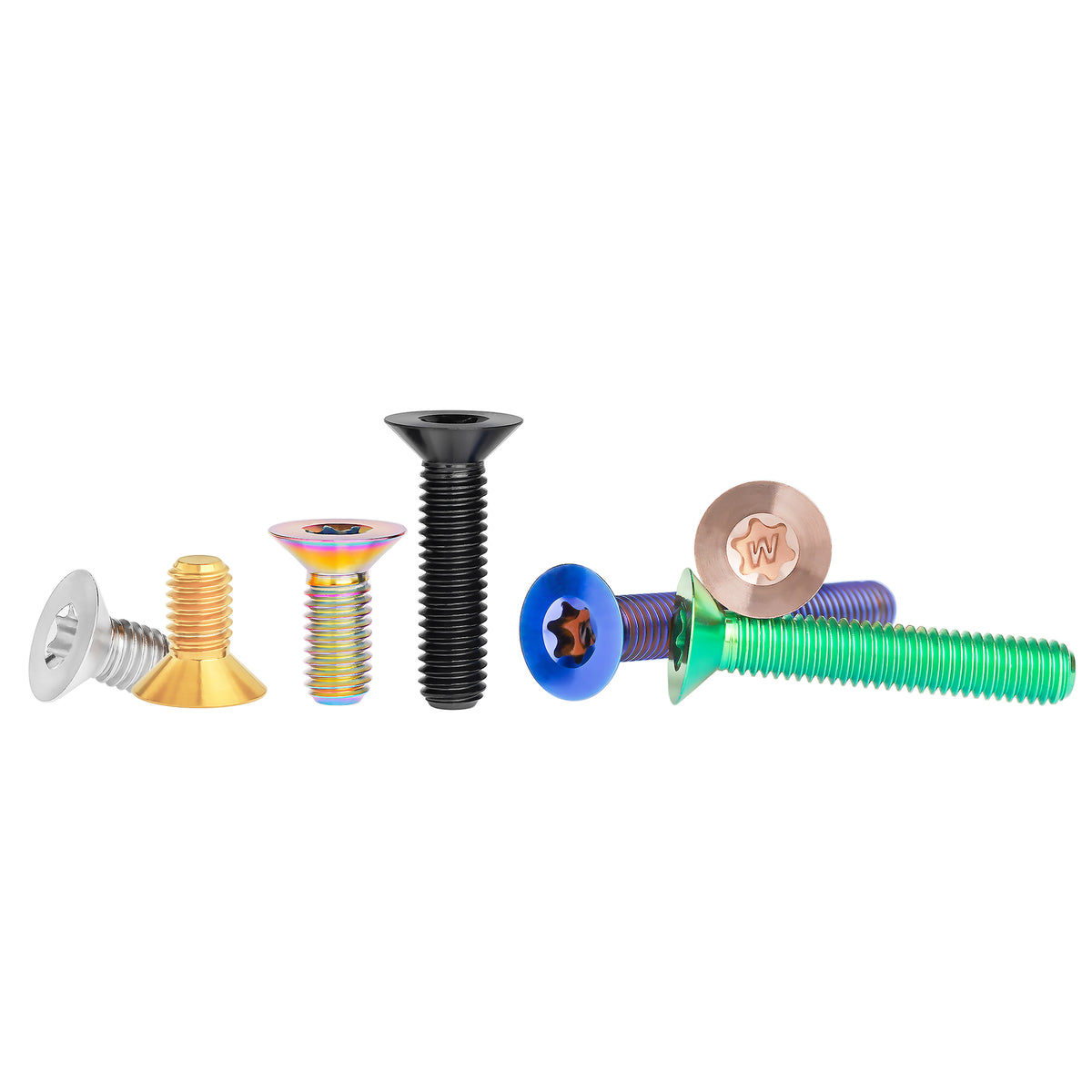 Wanyifa Titanium Bolt M4x8 10 12 15 20 25 30 35mm Countersunk Torx T20 ...